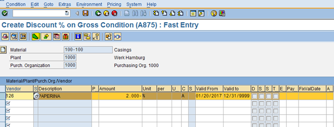 SAP MM Pricing Conditions SAP MM Pricing Conditions