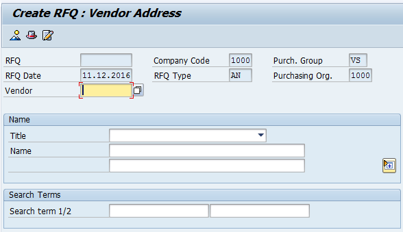 Sap Mm Request For Quotation