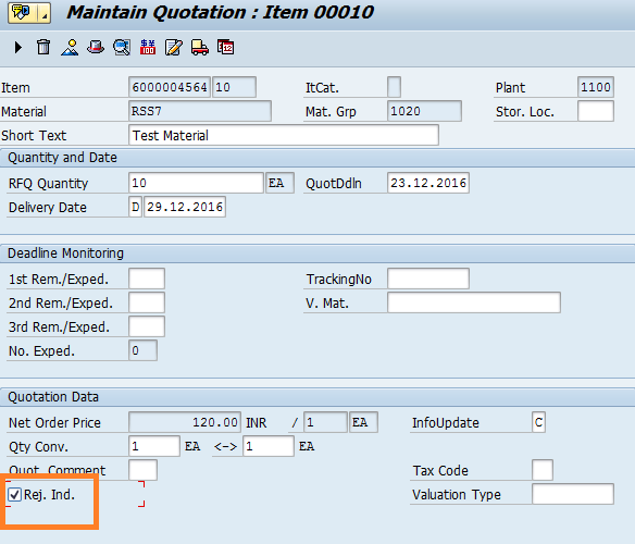 Sap Mm Request For Quotation