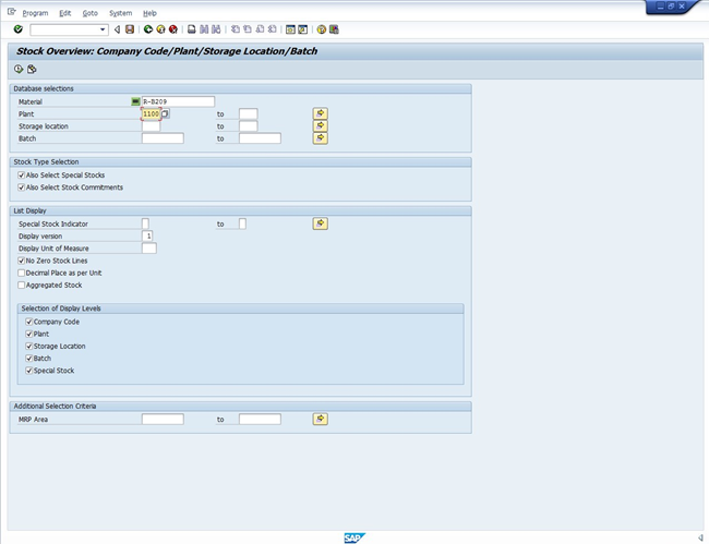 Goods Receipt for Stock Material in SAP MM