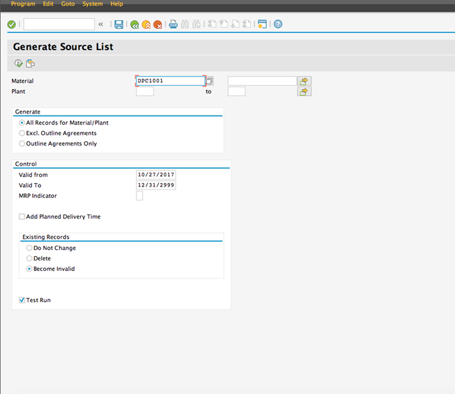 Source List in SAP MM