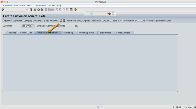 Customer Account in SAP FICO