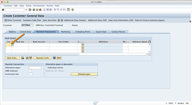 Customer Account in SAP FICO