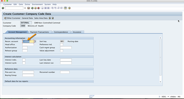 Customer Account in SAP FICO