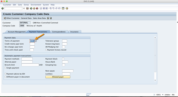 Customer Account in SAP FICO