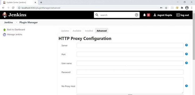 Manage Plugins in Jenkins